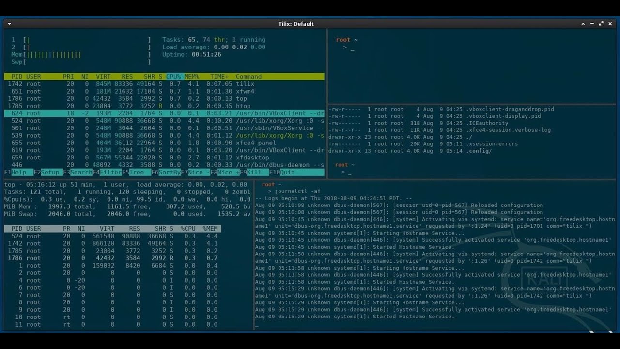 How to download Tilix on Kali linux (Terminal Multiplexer) - YouTube
