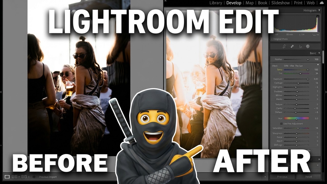 High-End Lightroom Editing A Model With Backlight - Event Photography ...