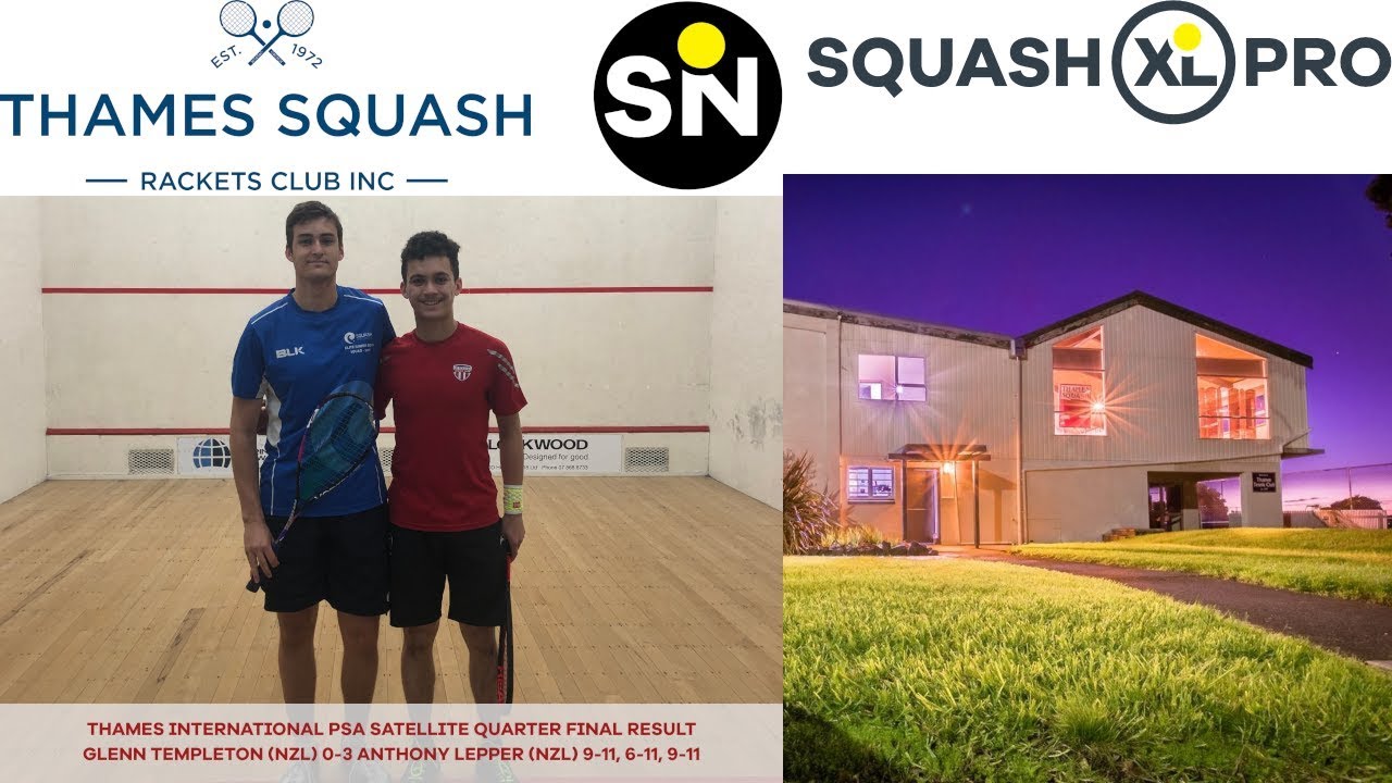 PSA SQUASH MATCH | Anthony Lepper v Glenn Templeton - YouTube