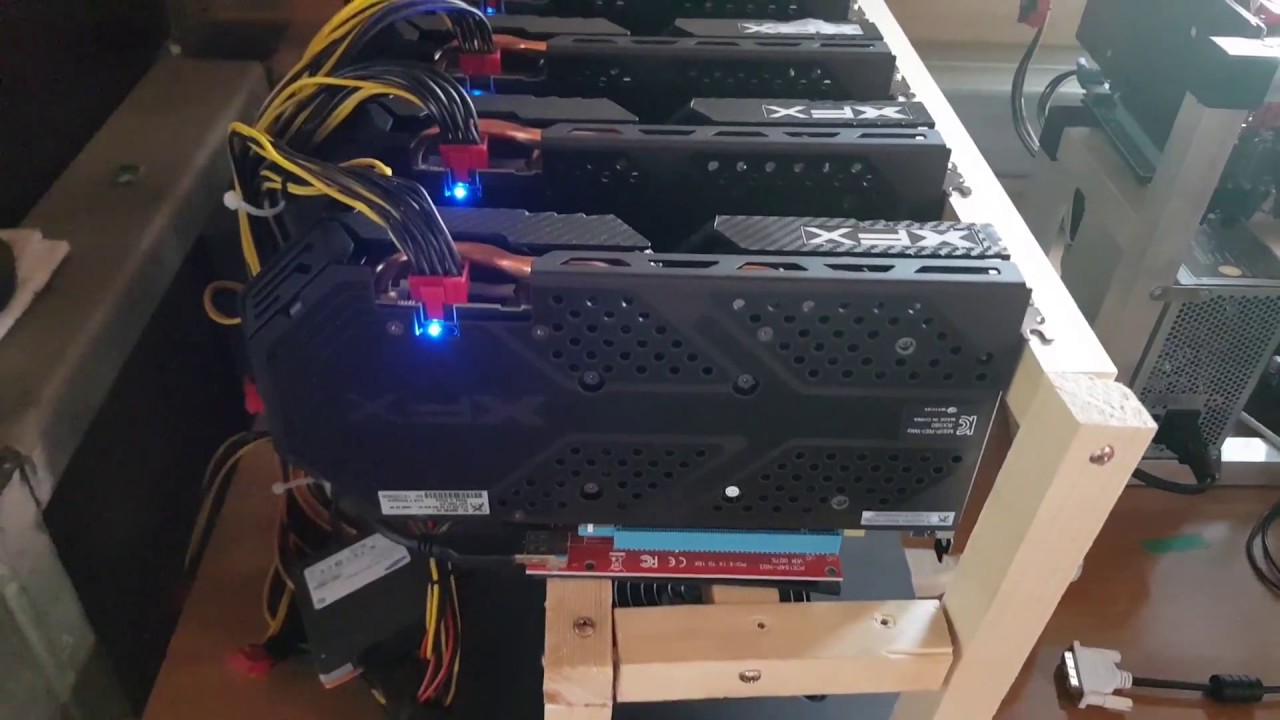 RX580 8GB 12GPU AND NVIDIA 1060 6GB 6 GPU MINING RIG - YouTube