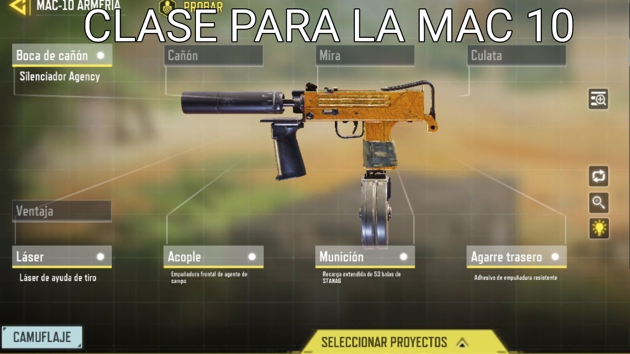 mi clase de mac 10 en cod mobile - YouTube