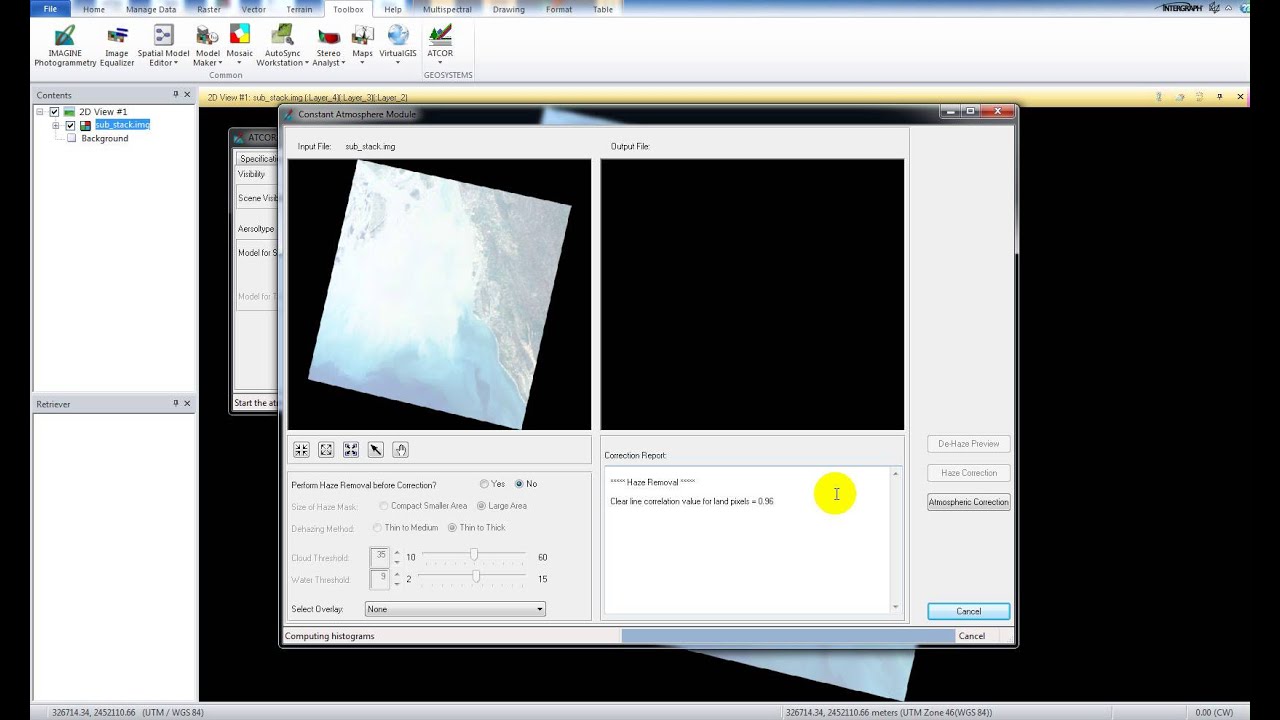 Atmospheric correction ATCOR - YouTube