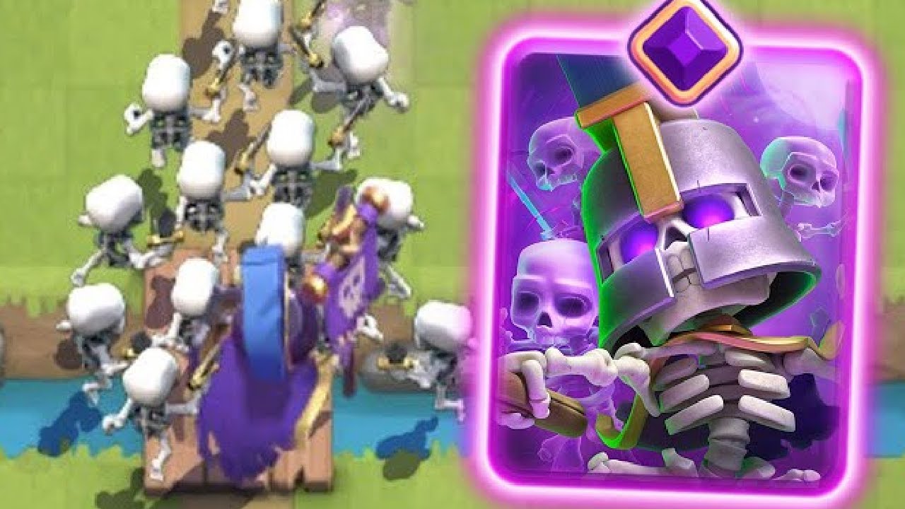 Skeleton Army Evo Draft | Clash Royale - YouTube