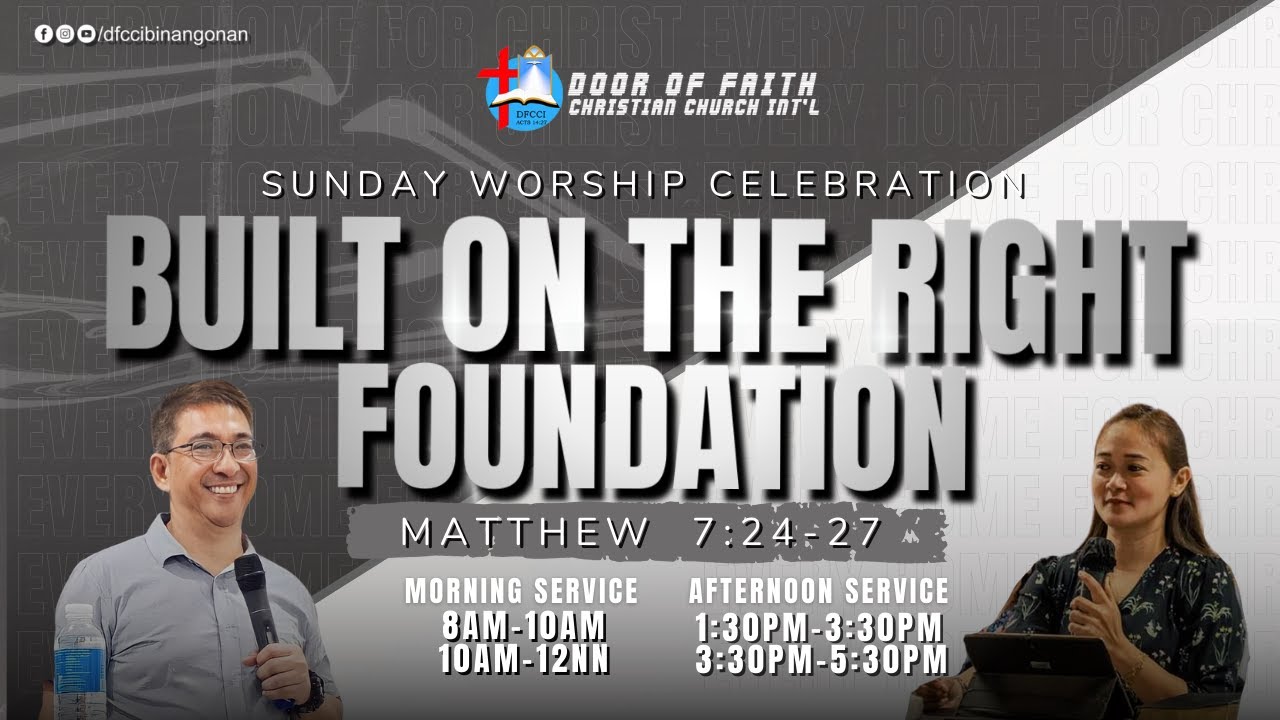 BUILT ON THE RIGHT FOUNDATION - YouTube