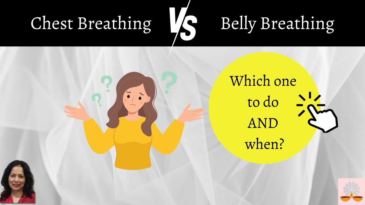 Breathing comparison: Chest vs Belly method - YouTube