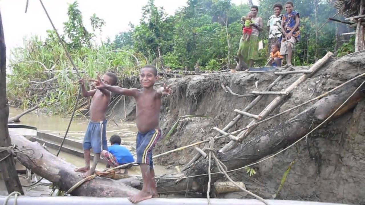 Fishing Papua New Guinea - Purari River fauna survey - YouTube