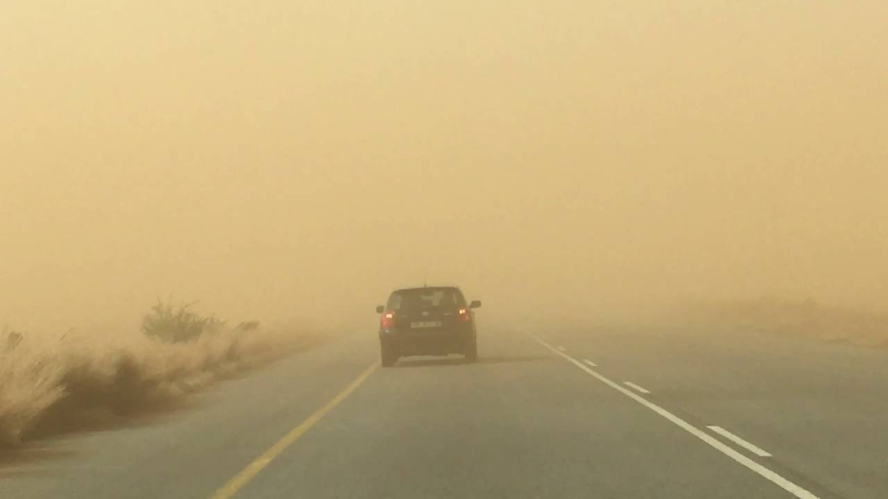 Sandstorm outside mafikeng - YouTube