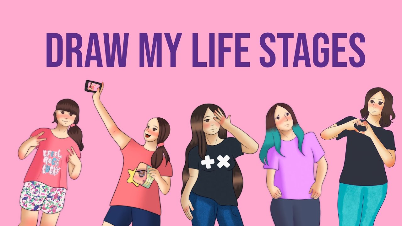 DRAW MY LIFE STAGES- Vlogmas #7 - YouTube