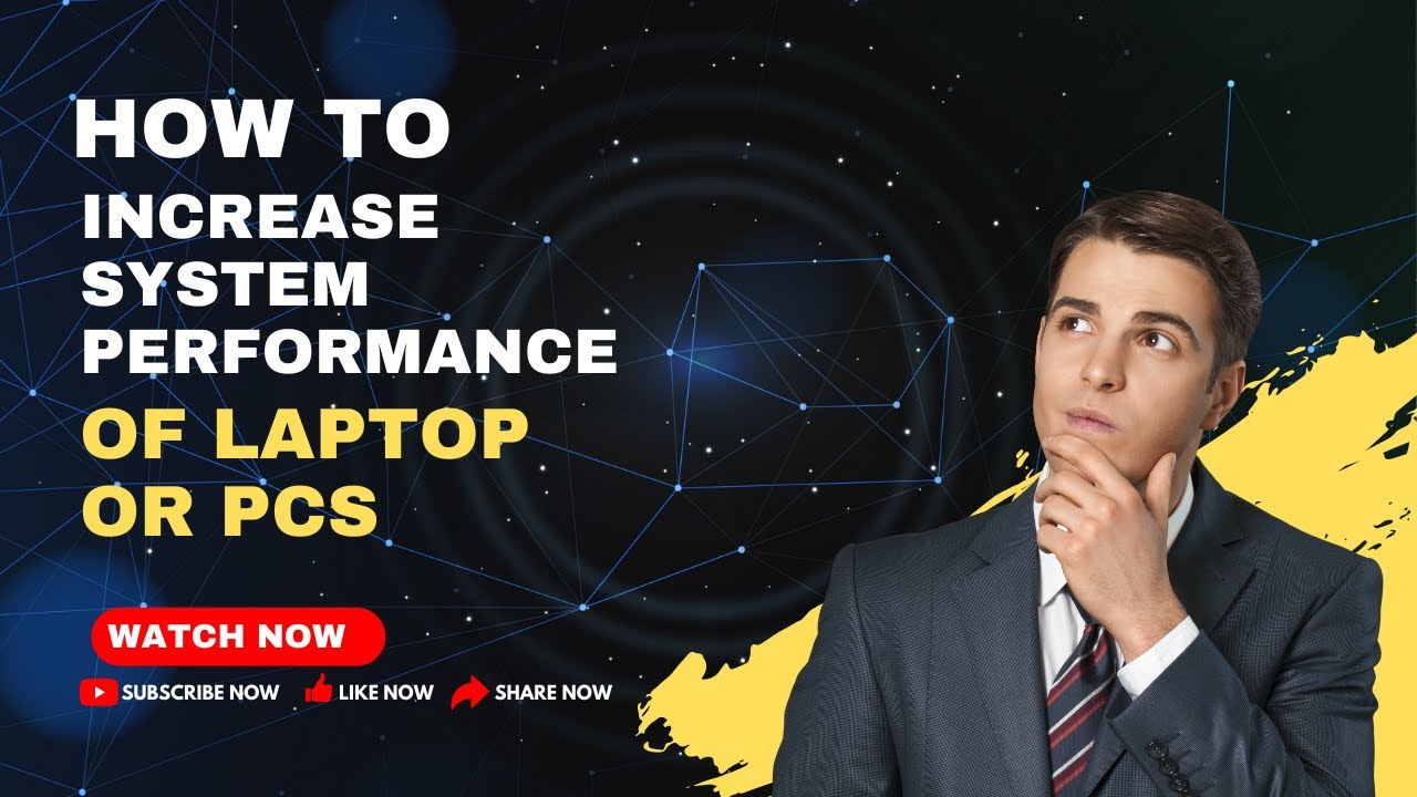 How to Increase System Performance of Laptop or PC - YouTube