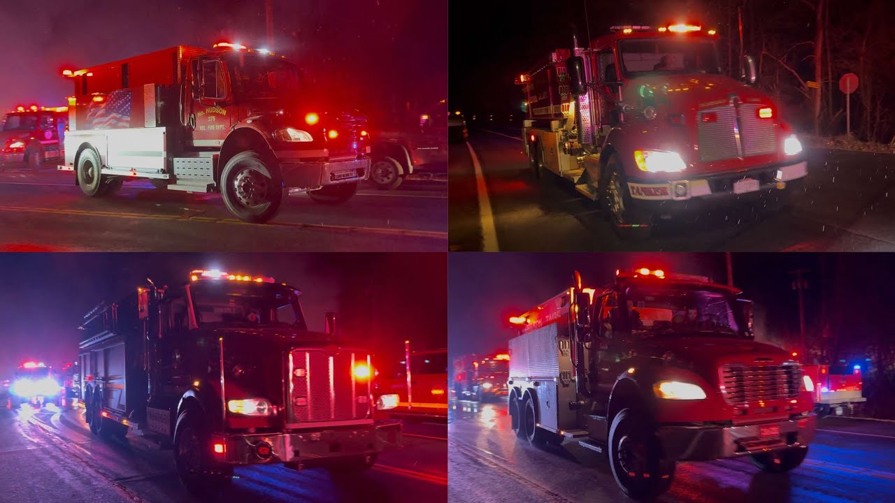 Multiple Departments Responding, Schroon Lake Fire, Multi-Alarm ...