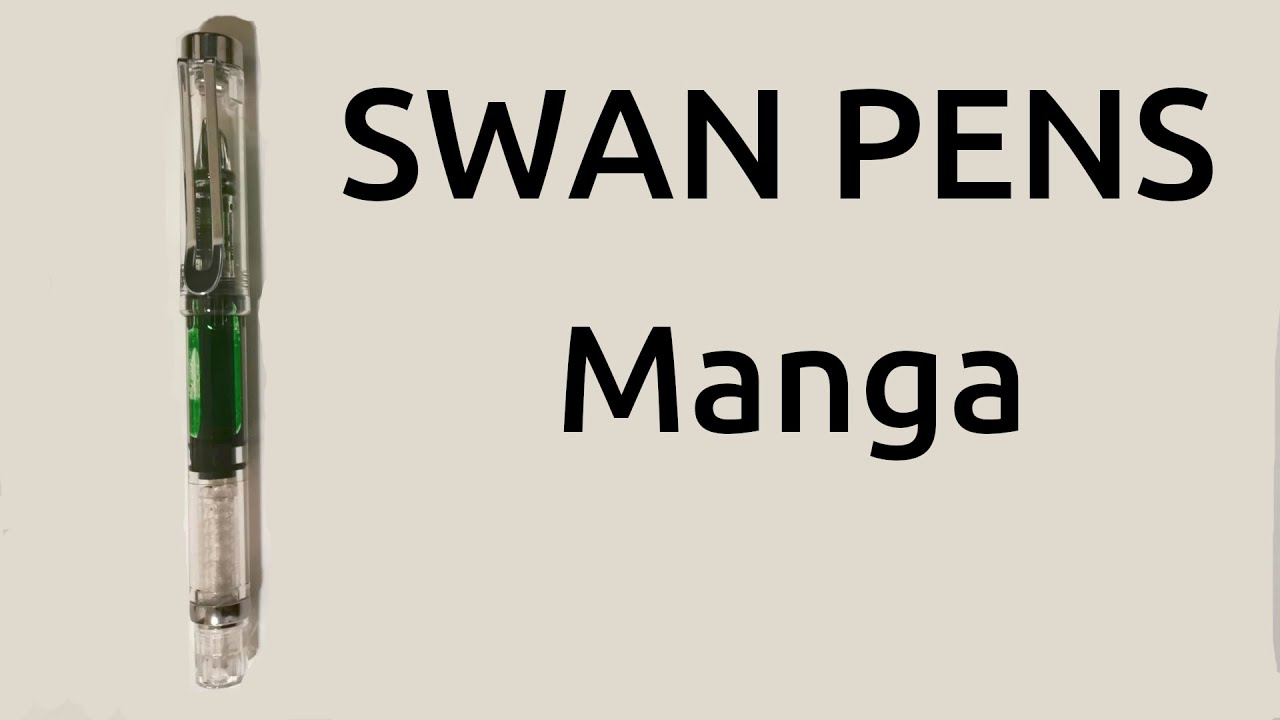 Swan Pens Manga - Présentation et avis - Stylo-plume Maru - YouTube