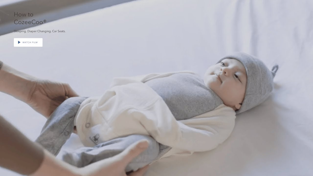 How To CozeeCoo® Wearable Baby Blanket - YouTube