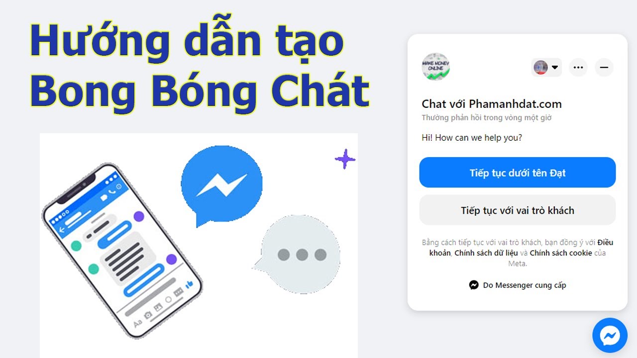 Hướng dẫn tạo bong bóng chat kết nối Fanpage và Web dịch vụ Facebook ...