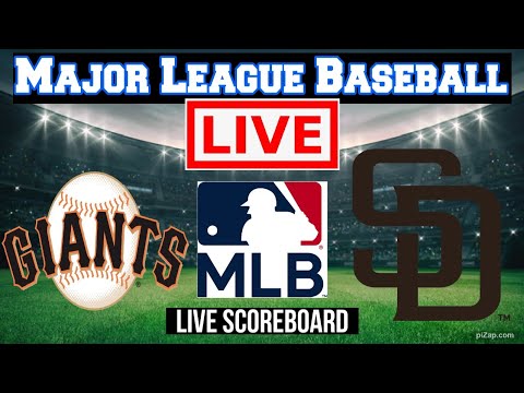 Live: San Francisco Giants Vs San Diego Padres | MLB | Play by Play | Live Scoreboard - YouTube