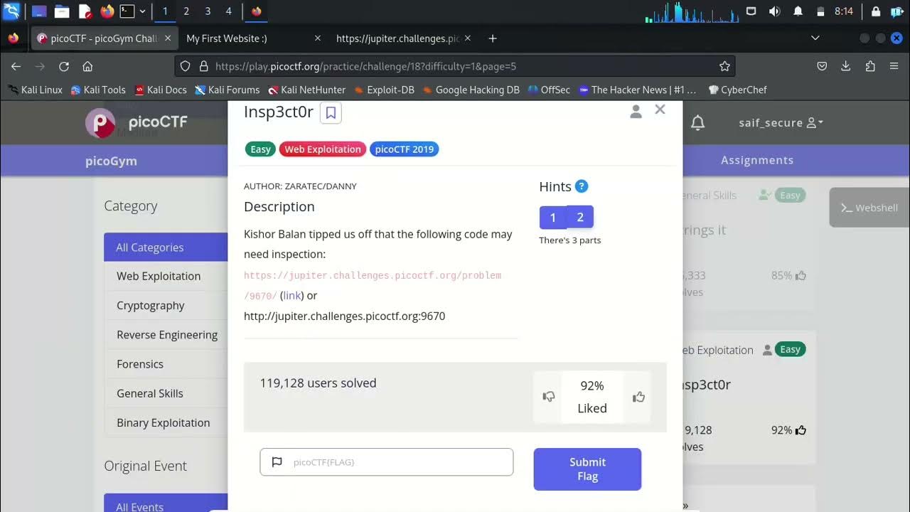 Cracking The Code Picoctf Web Exploitation Insp3ct0r Walkthrough Beginner Friendly Youtube