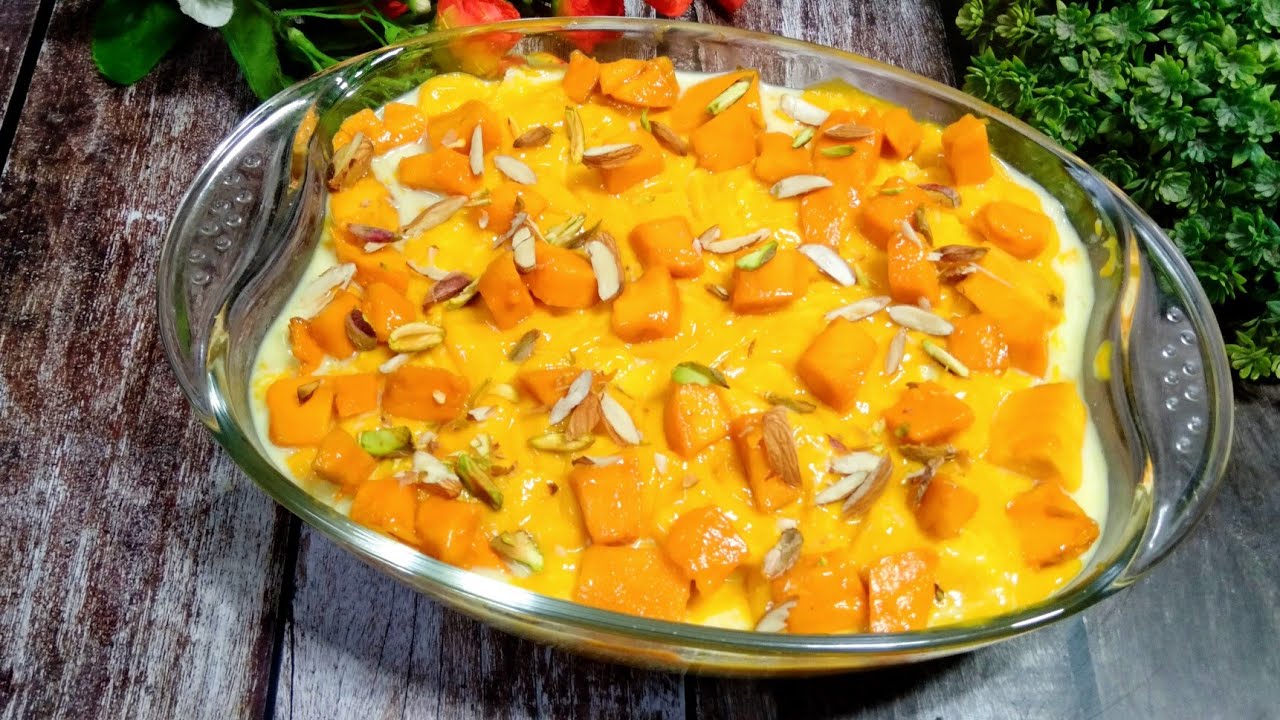 Easy Mango Dessert Recipe Without Cream | Unique Quick And Easy Dessert ...