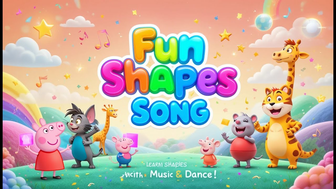 🎶 Fun Shapes Song – Learn Shapes with Music & Dance! | Educational Kids ...