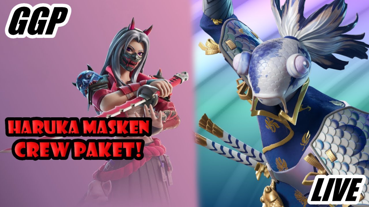 🎭 Haruka der Masken Crew-Paket! | 🐟 Takumi der Gezeiten Skin ...