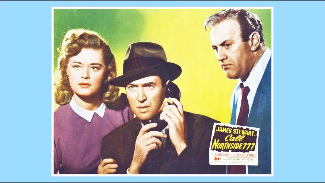 Call Northside 777 1948 James Stewart Richard Conte Helen Walker - YouTube