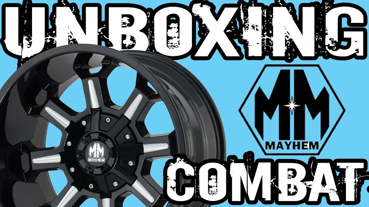 Mayhem Combat 18x9 -12 Wheel Rim Unboxing - YouTube