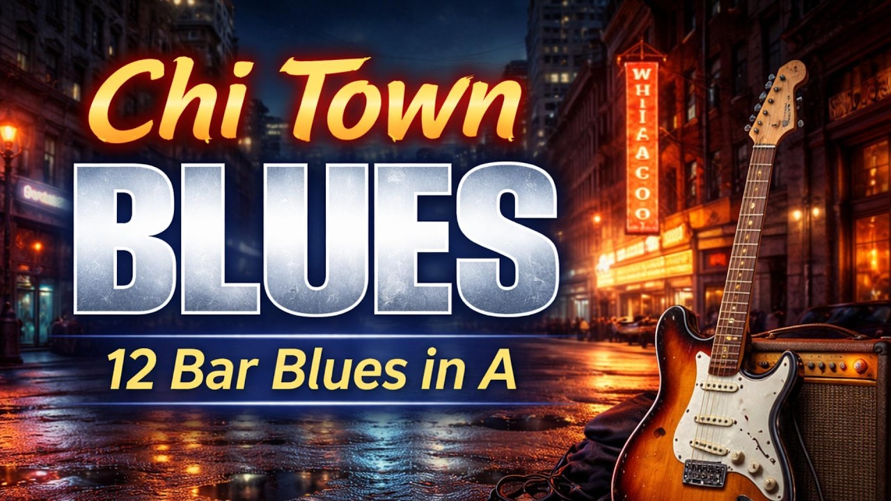 Chicago Blues Jam in A | 12 Bar Blues Backing Track for Guitar - YouTube