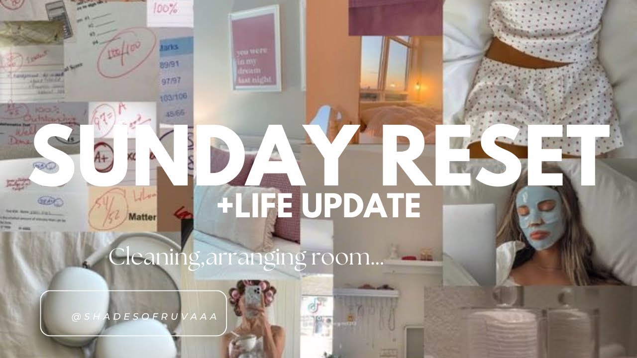 SUNDAY RESET+ LIFE UPDATE 💗||arranging my room and sharing my life ...