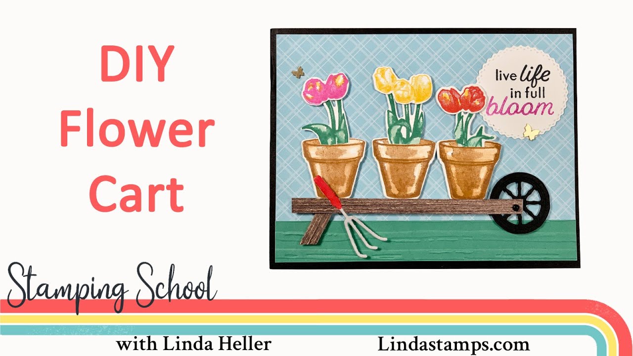 DIY Flower Cart - YouTube