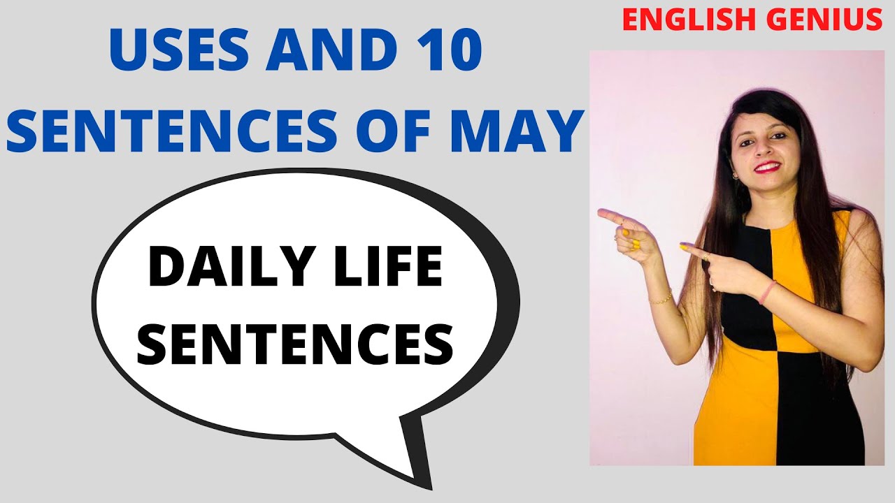 Modal May Uses | Sentences | English Grammar @englishgenius1234 - YouTube