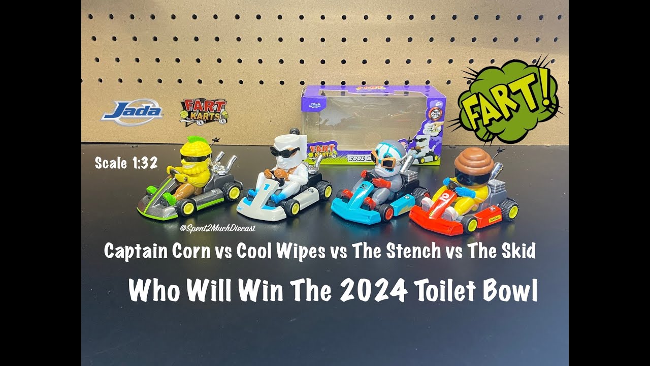 Fart Karts Pull Back Racers - Jada Diecast Unboxing Captain Corn Cool ...