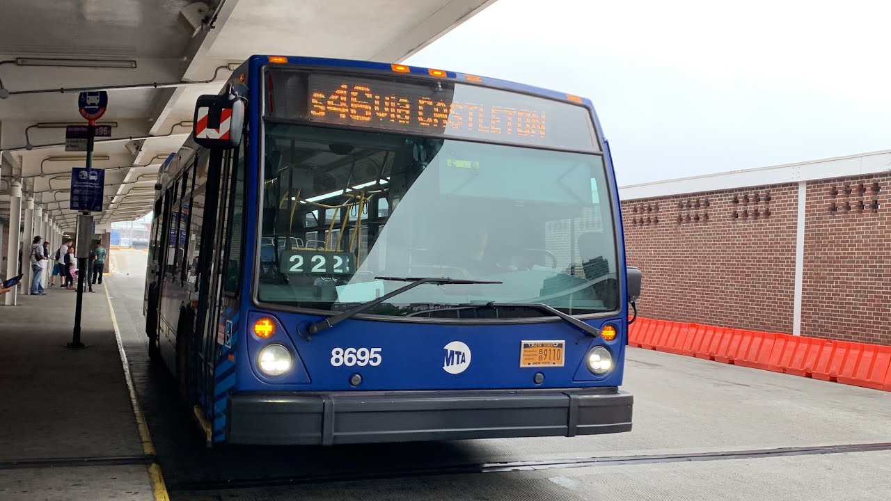 West Shore Plaza Bound 2019 Novabus LFS 8695 S46 Local Bus From St ...