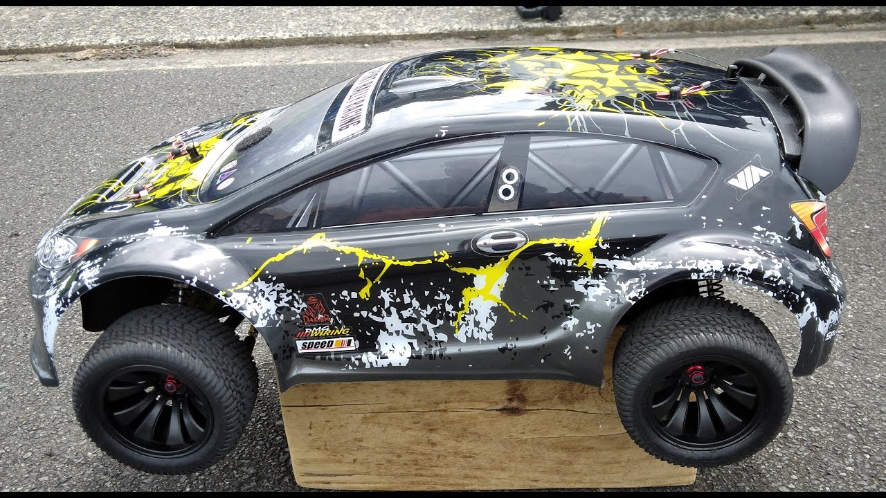 HSP Rally Sport 1/10 Nitro .18, Rotary Start, Speed Test - YouTube