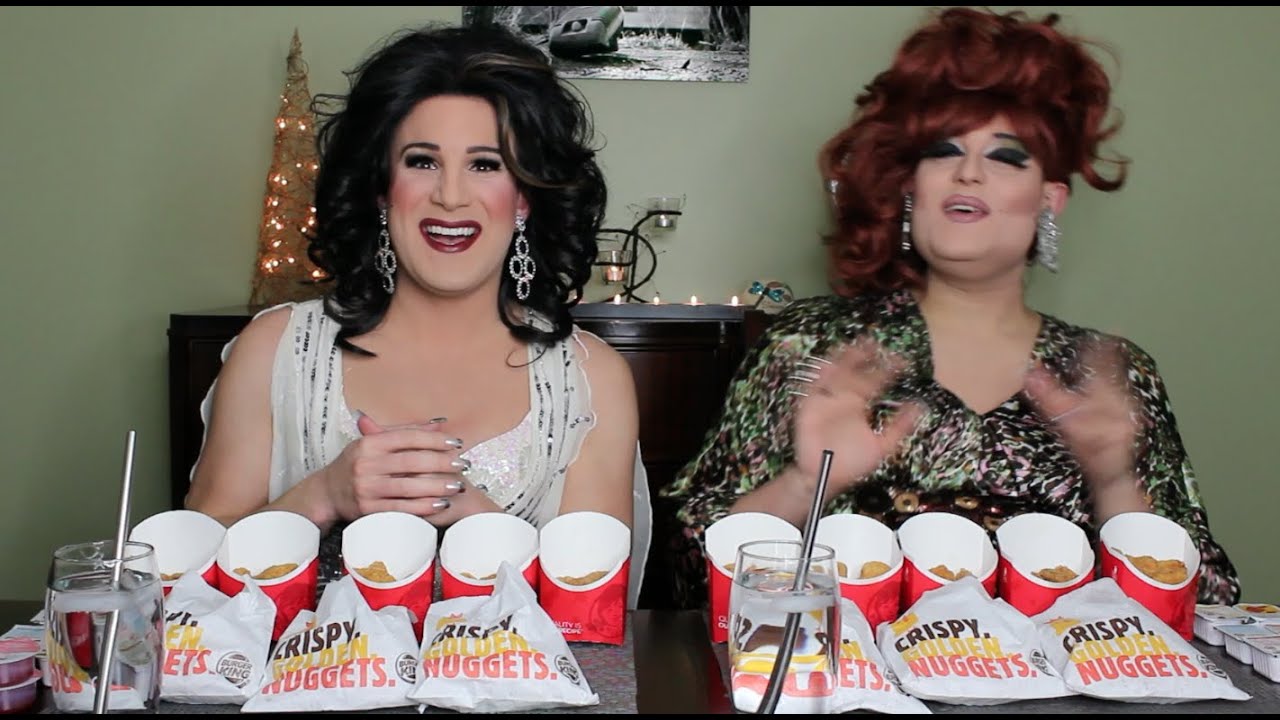 Chicken Nugget Challenge | Drag Queens! - YouTube