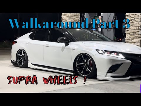 Toyota Camry XSE Modded Walk Around Part 3 and Fitted Supra Wheels ...