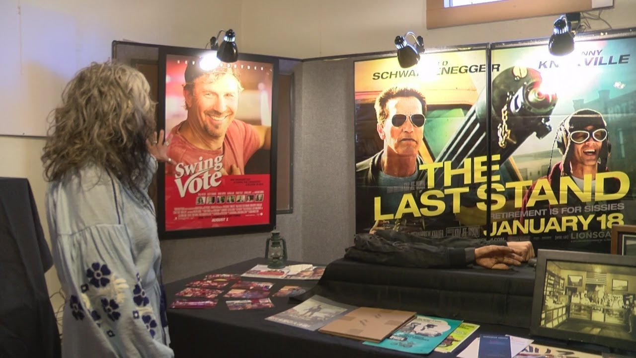 Belen movie history on display at Harvey House - YouTube