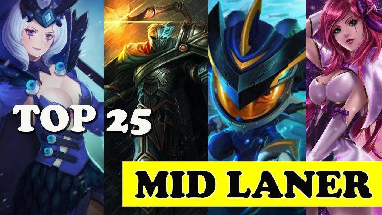 Top 25 Best Mid Lane Champions 2 | Lol Epic Mid Montage 2017(League of ...