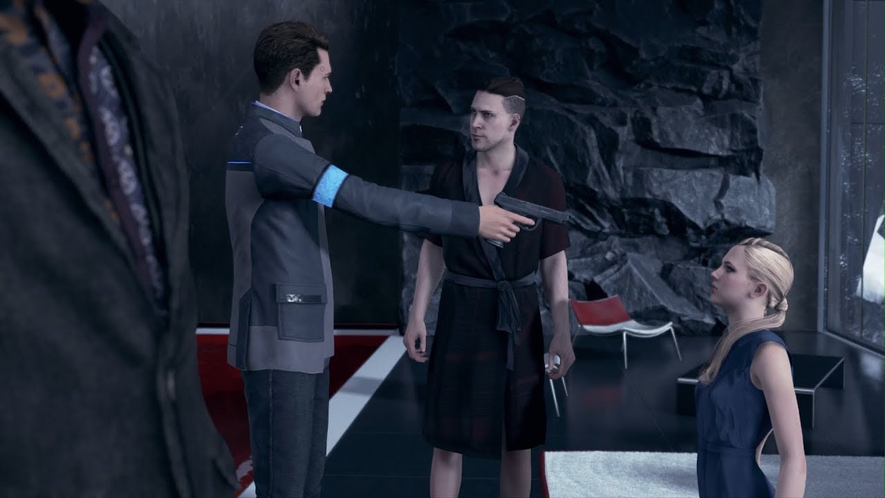 Detroit Become Human Connor Shoot Chloe | Connor Chloe yi vuruyor #15 ...