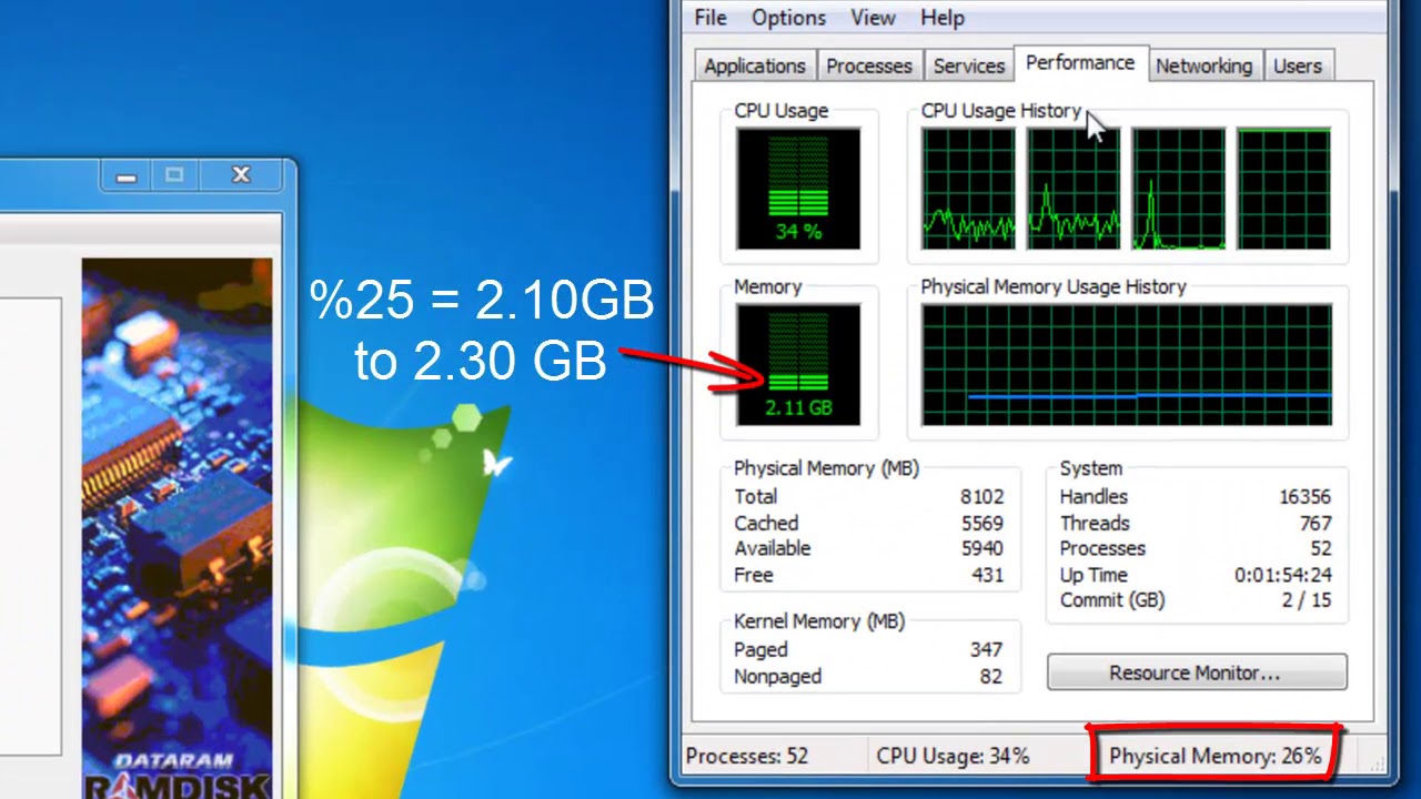 Speed Up Your PC : This is How to Increasing The using of Physical ...