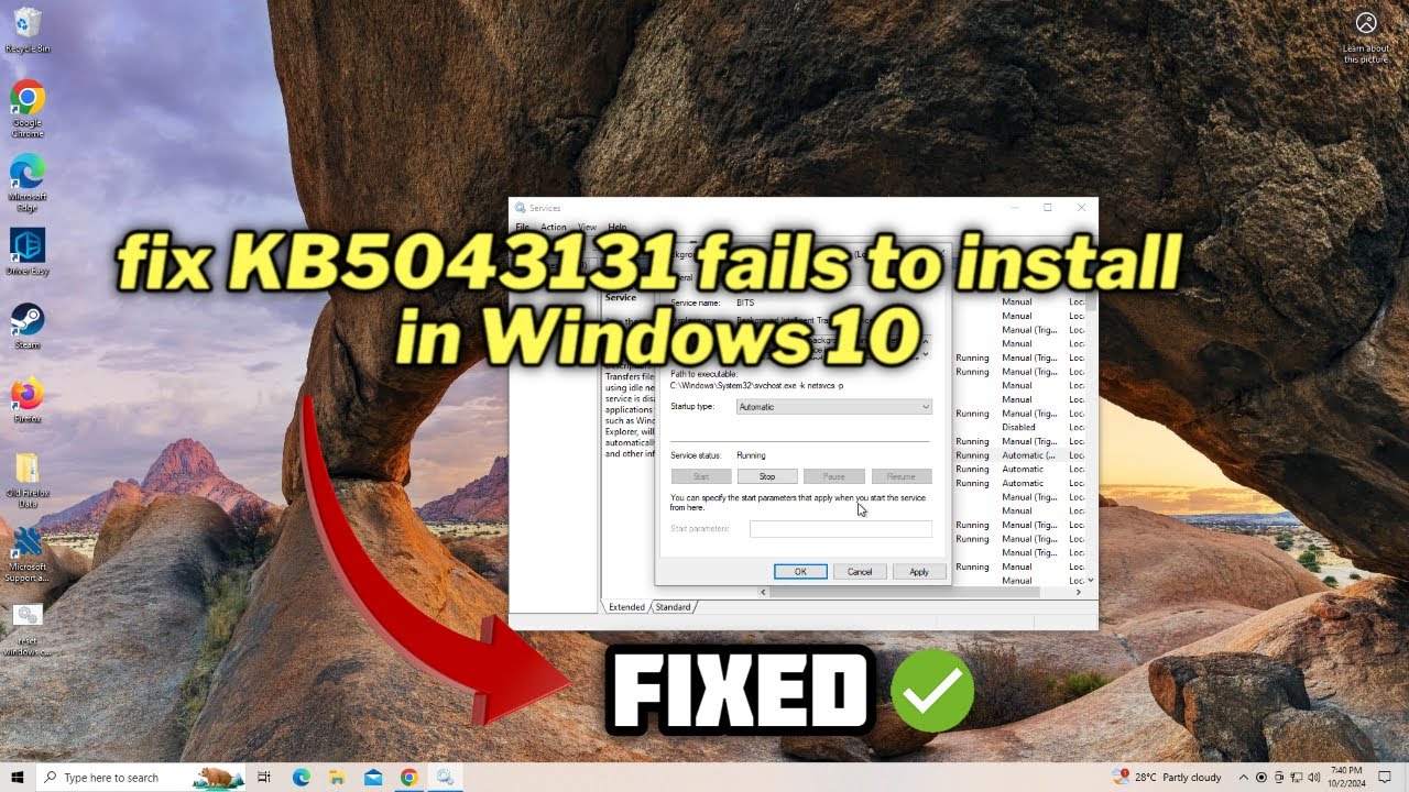 (FIXED) KB5043131 fails to install in Windows 10 - YouTube