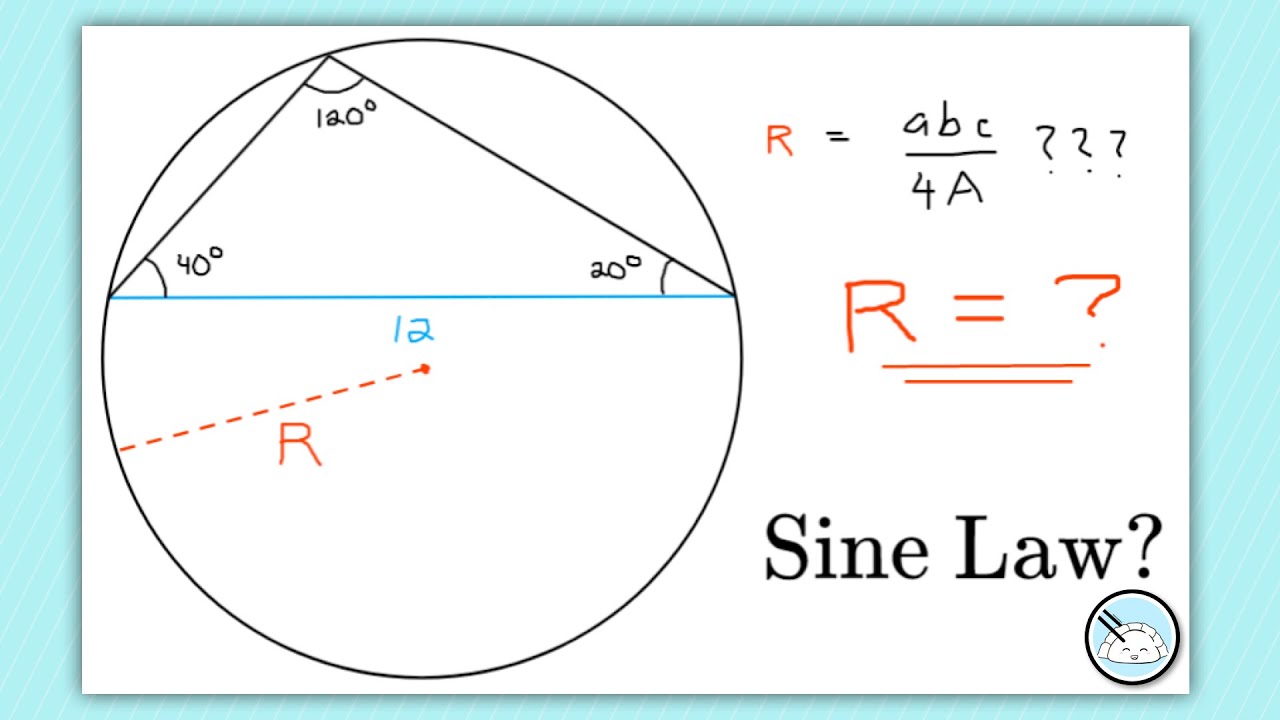 Extended Law of Sines || High School Math - YouTube