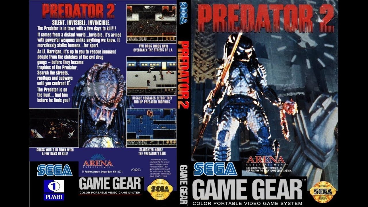 Playing Predator 2 Game Gear 1992 - YouTube