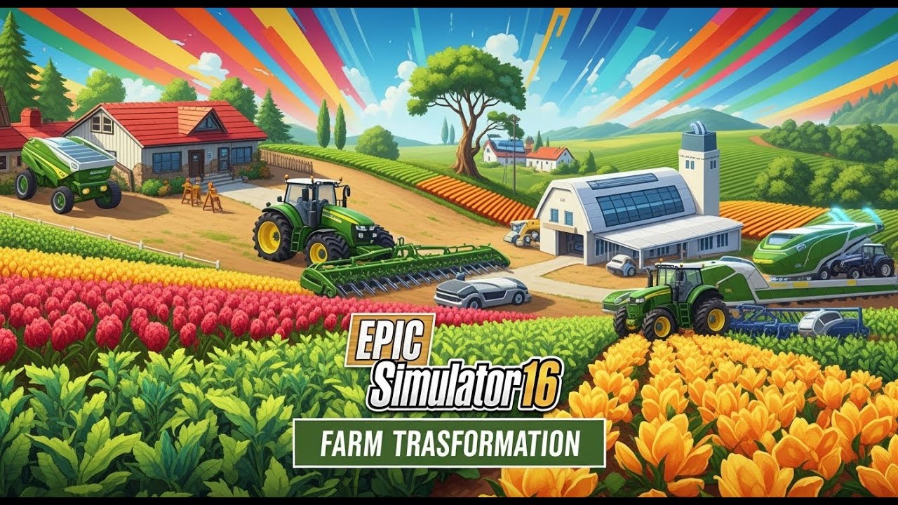 Building My Dream Farm! Farming Simulator 16 Live Stream @VishiGm7 ...