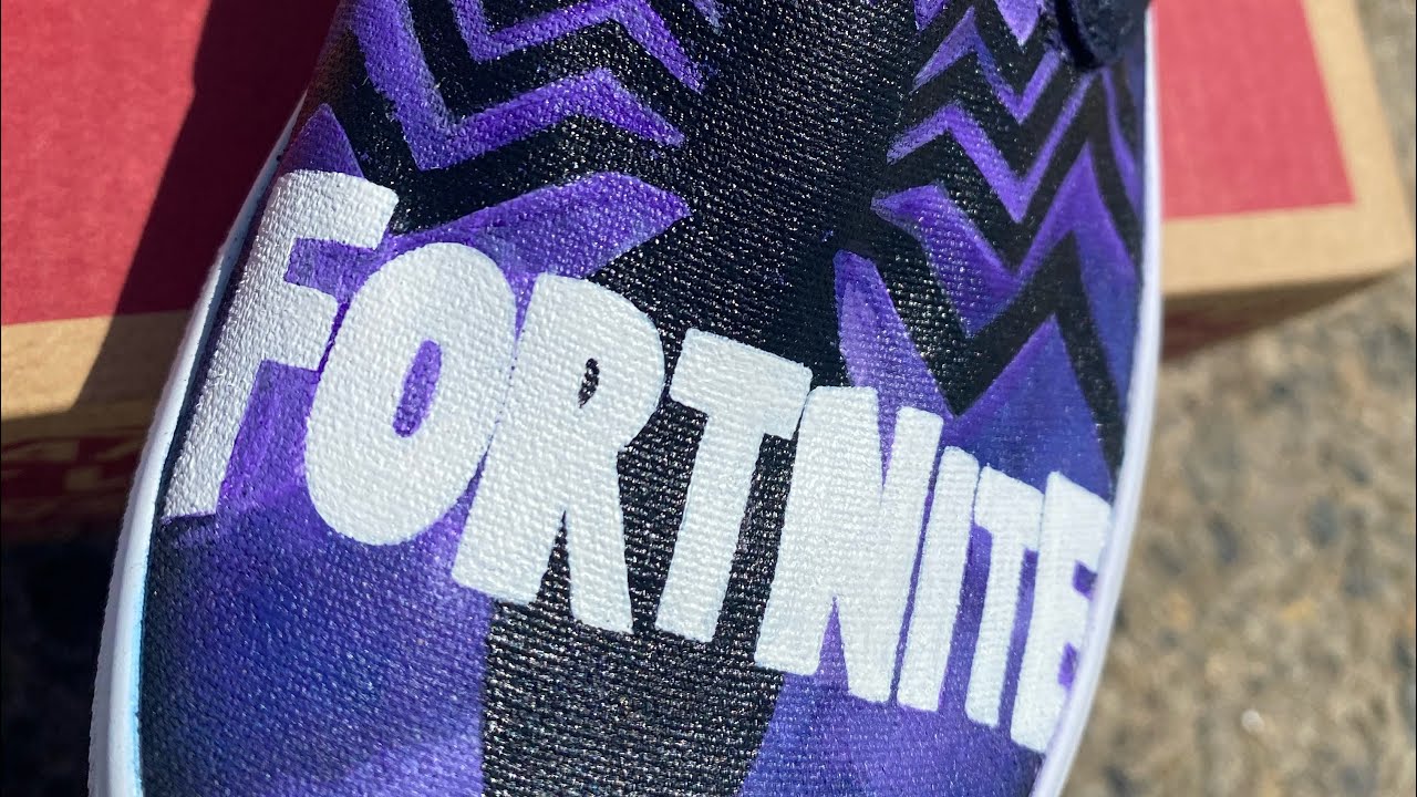 Venom x Fortnite Custom Vans - YouTube