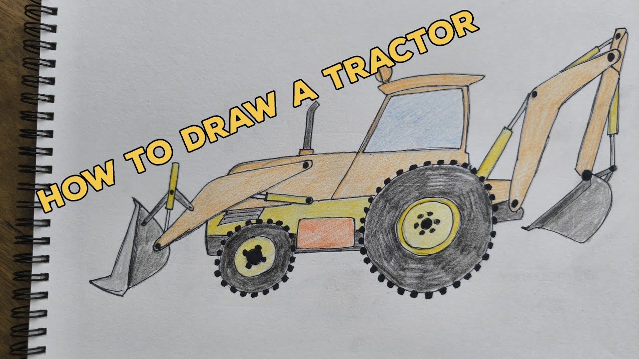 How to Draw | Tractor - YouTube
