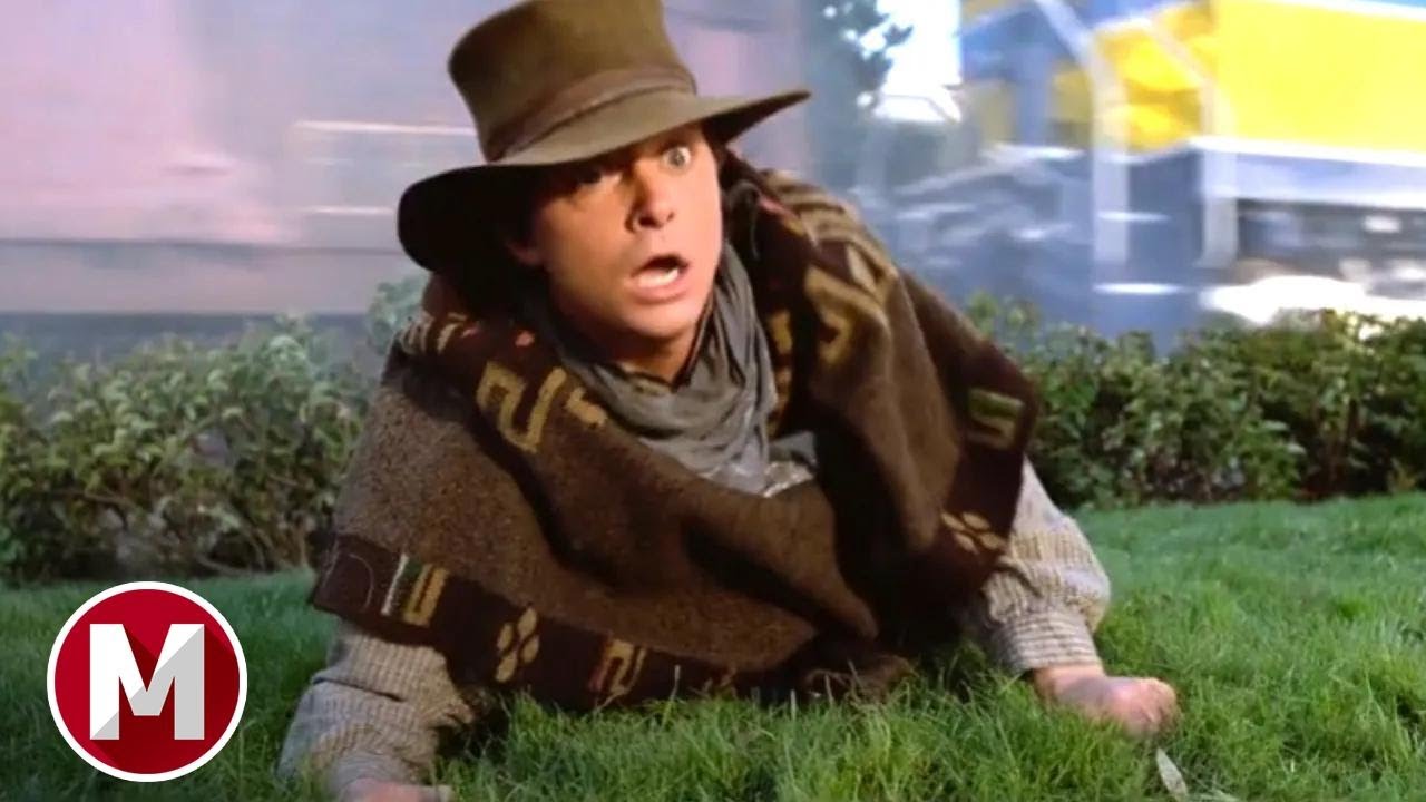 Back to the Future Part III (1990) - The Time Machine is Destroyed ...