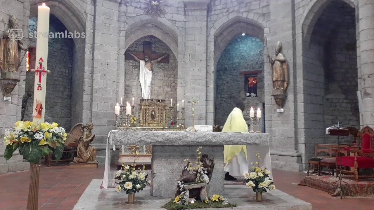 Messe de la Résurrection le 12 avril 2020 - Saugues - YouTube