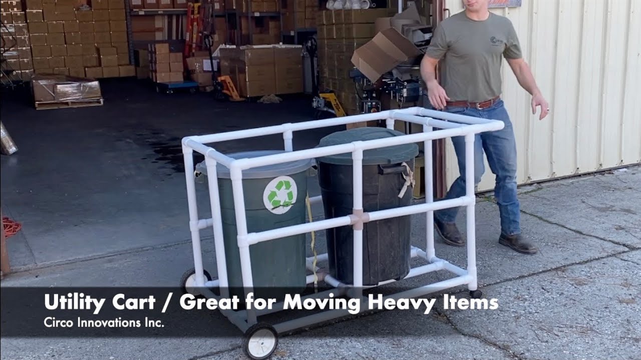 PVC Utility Cart/Fast and Cheap (Episode 1 of “What Can We Make With ...