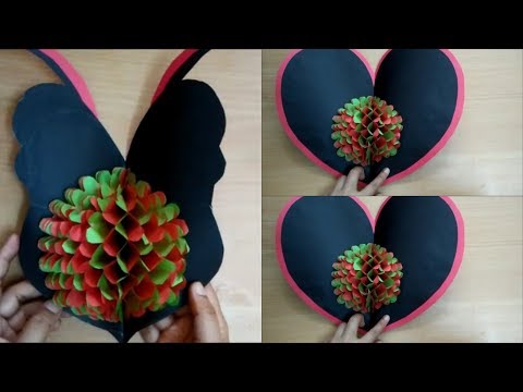 DIY Flower Pop up Card | Honey Comb Card | Easy Pop Up Card Tutorial