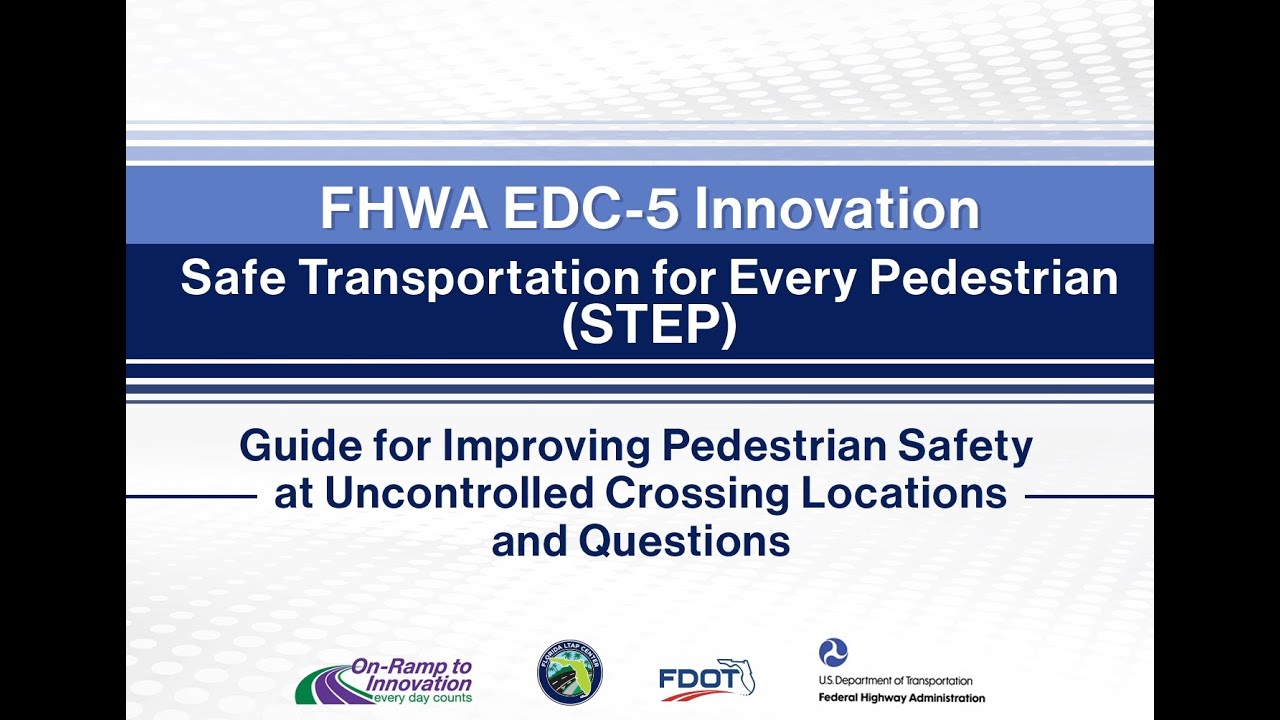 Part 8 of 9: EDC-5 STEP - Guide for Improving Pedestrian Safety - YouTube