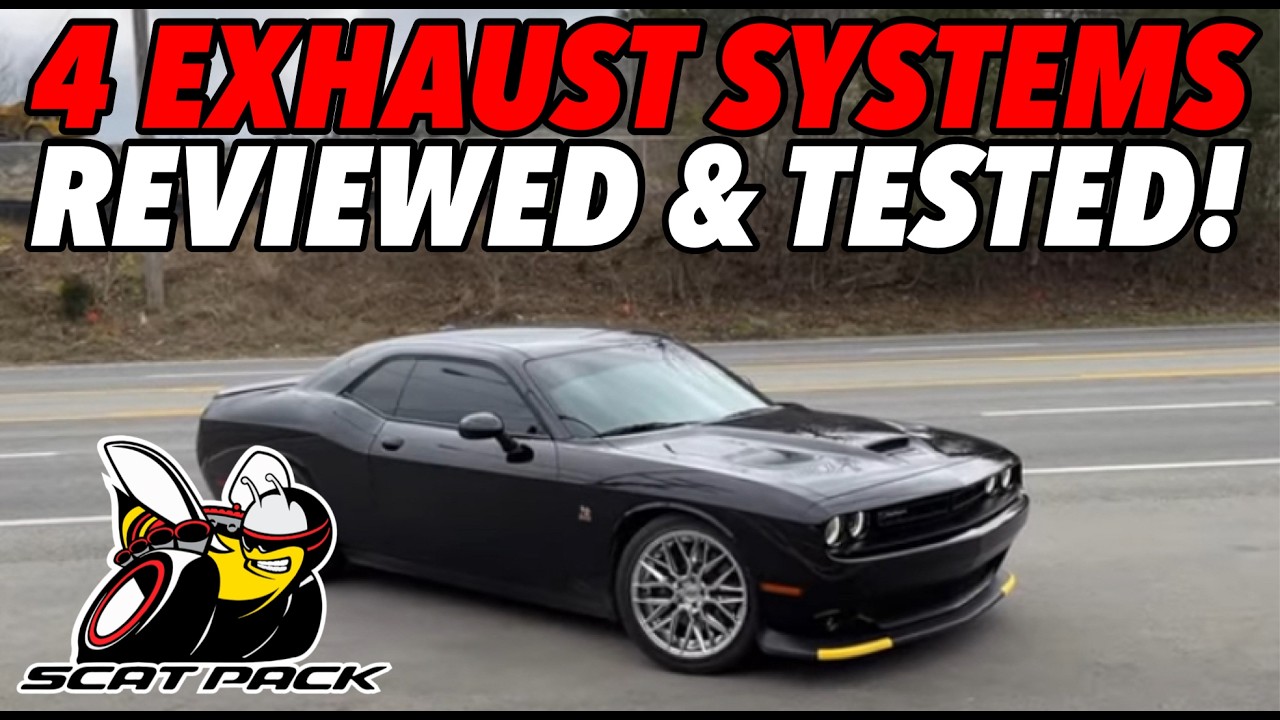 TESTED 4 Exhaust Systems for Challenger 392/Scat Pack 6.4L HEMI V8 ...