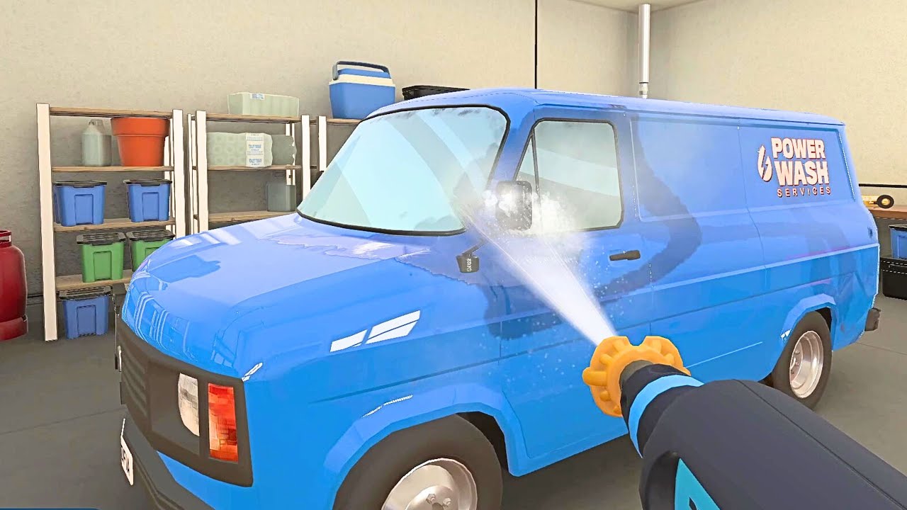 Satisfying Gameplay | Clean the Van COMPLETE - PowerWash Simulator ...